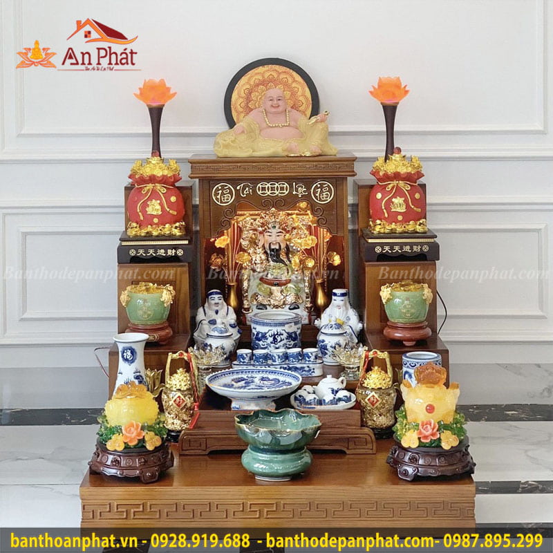 Ban thờ ông địa hiện đại tài lộc TT704 - Bàn Thờ An Phát